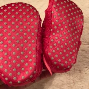 Shoes | Handmade Hot Pink Roses Ribbon Ballet Shoes | Poshmark